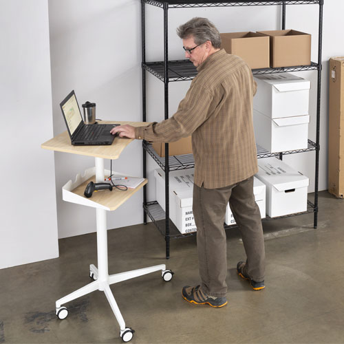 Safco Vum Mobile Workstation (2 Colors Available) - EngineerSupply